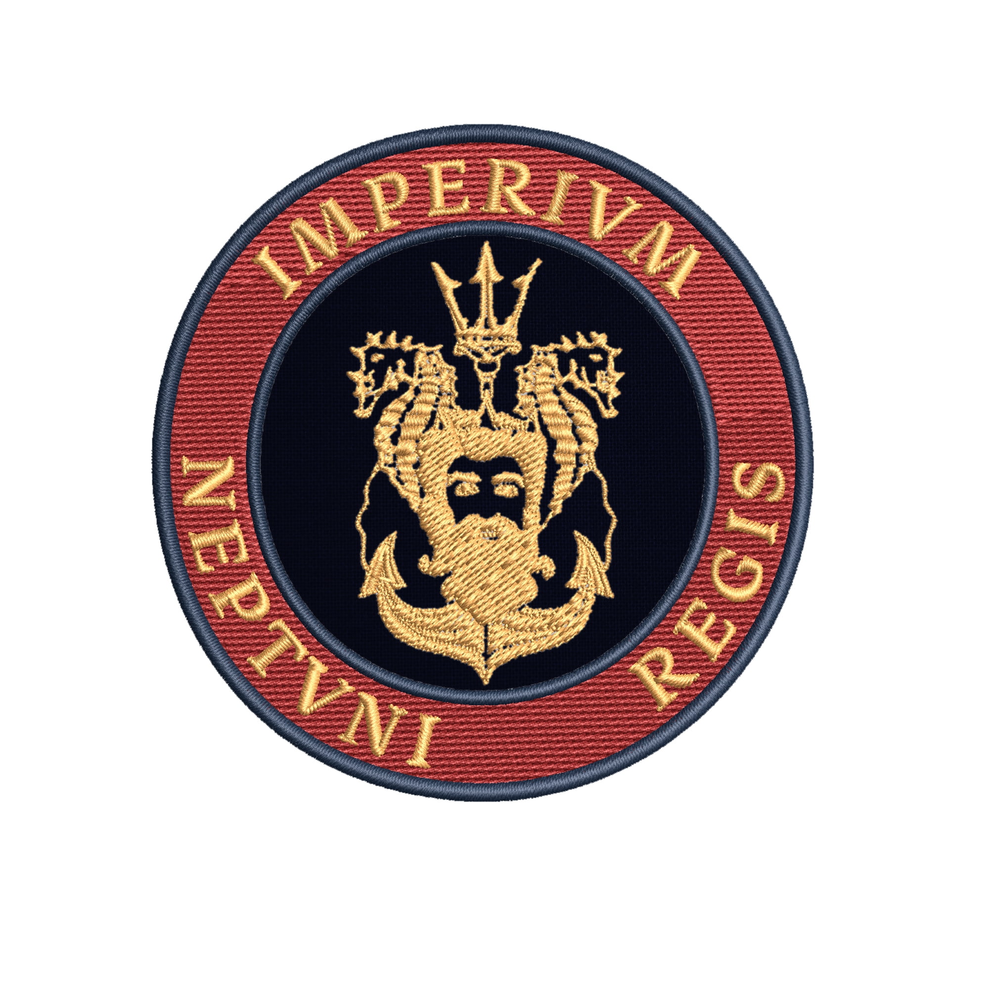 Shellback Imperivm Neptvni Regis Embroidered DIY Iron on or Sew-on ...