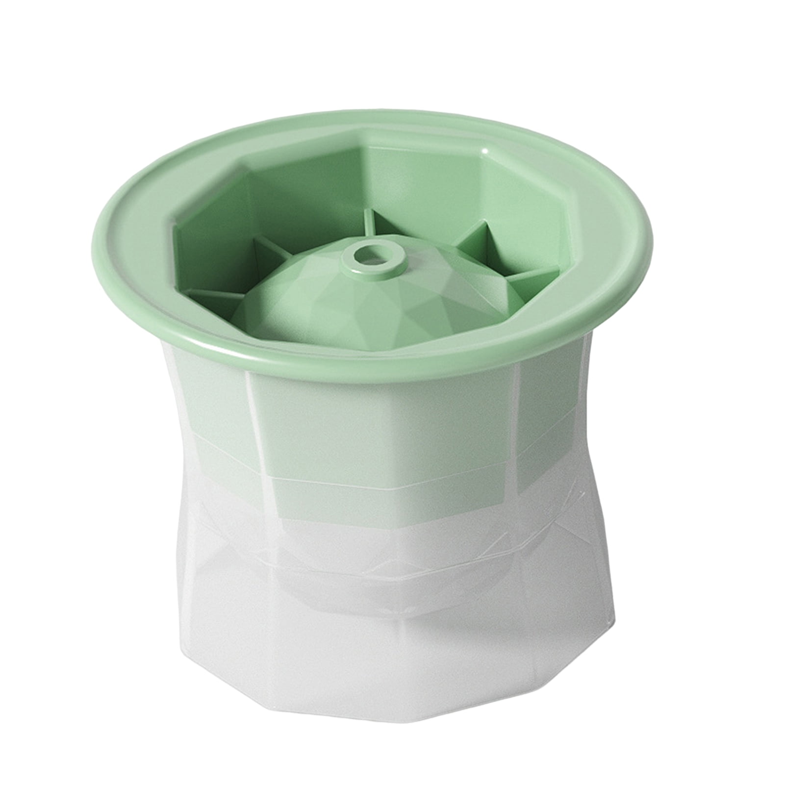 Lomubue Ice Ball Mold with Lid Refilling Hole Easy to Demould Food ...