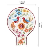 Bico Red Spring Bird Ceramic Spoon Rest, House Warming Gift, Dishwasher ...