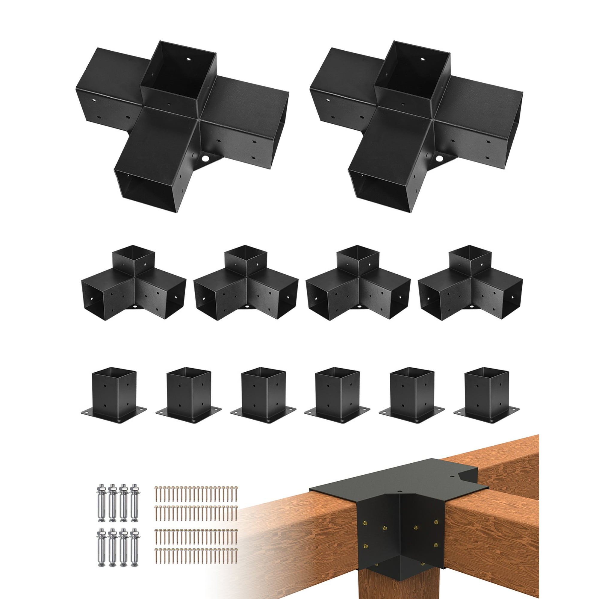 Click here for Vevor Pergola Kit  4x4 Inch Pergola Brackets For 3... prices