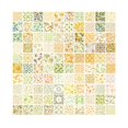 100 pieces/this decorative color paper no repeat vintage pattern 8*8CM ...