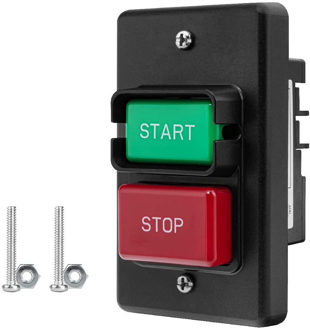 POWERTEC 110/220V Single Phase On/Off Switch with Screws for Gang Box ...