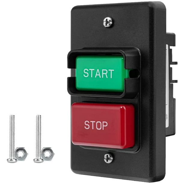 POWERTEC 110/220V Single Phase On/Off Switch with Screws for Gang Box ...