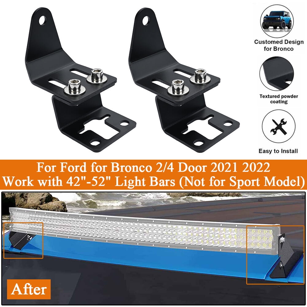 Click here for Alltimes 42-52 Led Light Bar Mounting Bracket For... prices