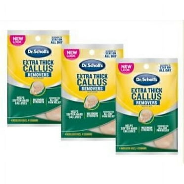 Dr. Scholl's Extra Thick Callus Removers with Medicated Discs, Feet ...