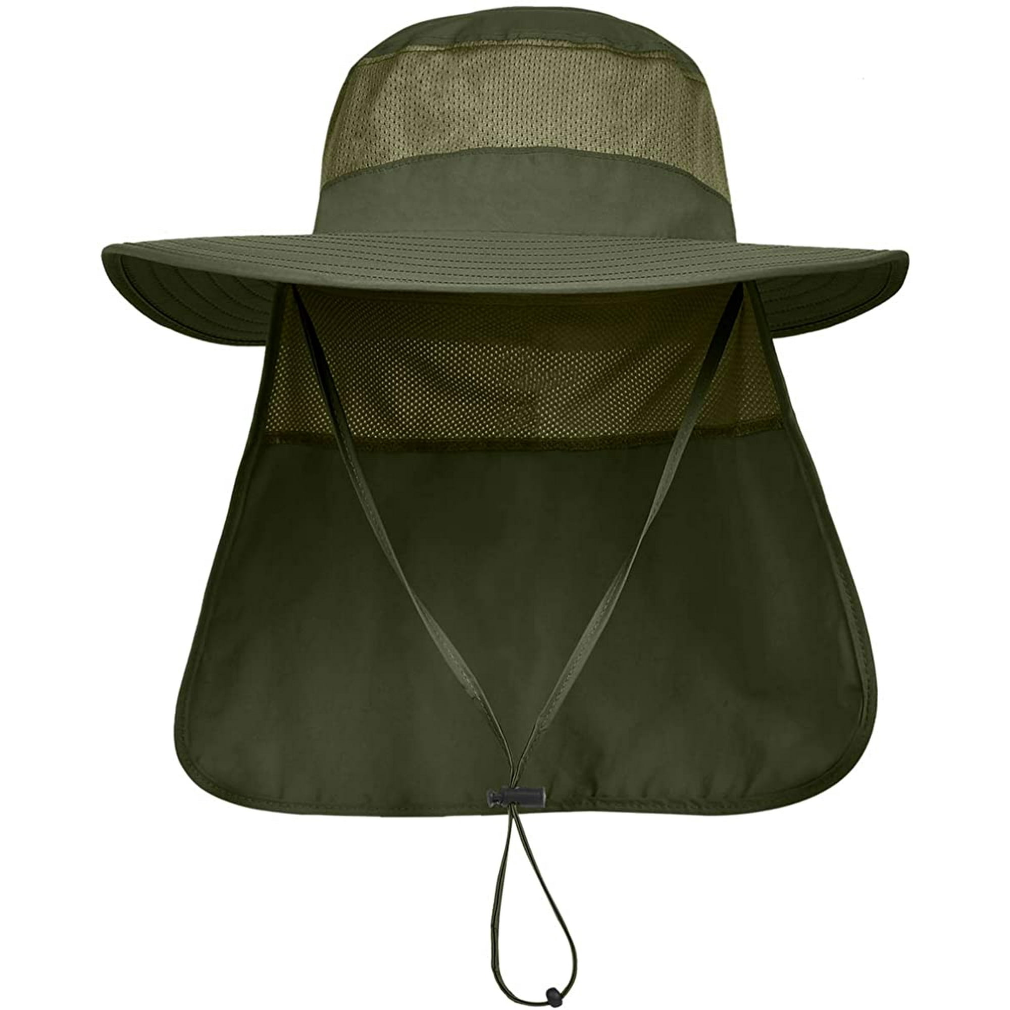 Click here for Yeegool Mens Upf 50+ Sun Protection Safari Cap Wid... prices