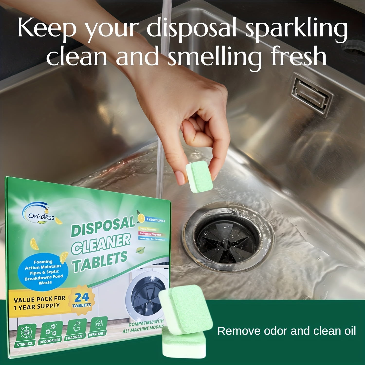 Click here for Grm 24pcs Garbage Disposal Cleaning Tablets  Foam... prices