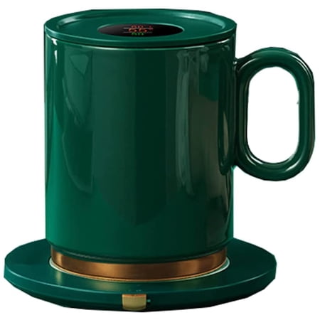 Desk Electric Coffee Heater with Digital Display Lid and Cup Smart Cup ...