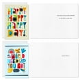 Hallmark Assorted Multi-Occasion Cards (Collage Lettering and Flowers ...