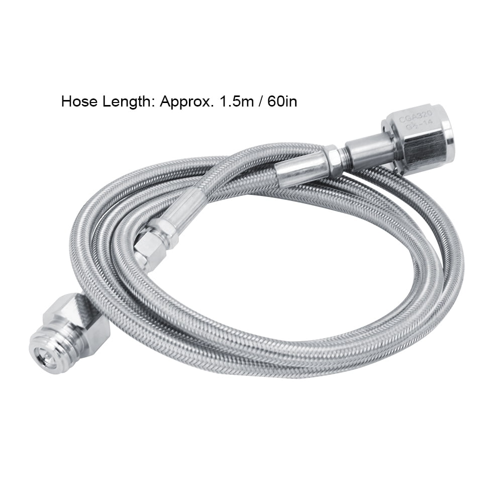 Buy EBTOOLS CO2 Hose Adapter Kit,1.5m 60in for Soda Club External Hose ...