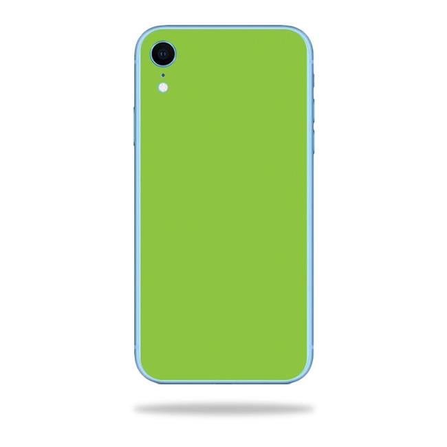 MightySkins APIPHXR-Solid Lime Green Skin Decal Wrap for Apple iPhone ...