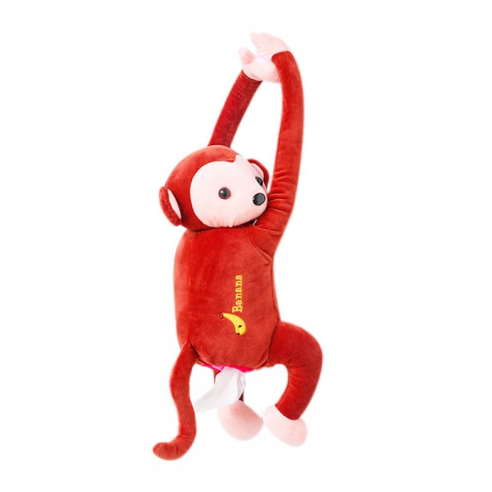 Creative Monkey Tissue Box Cartoon Tissue Cover Paper Holder Napkin Box ...