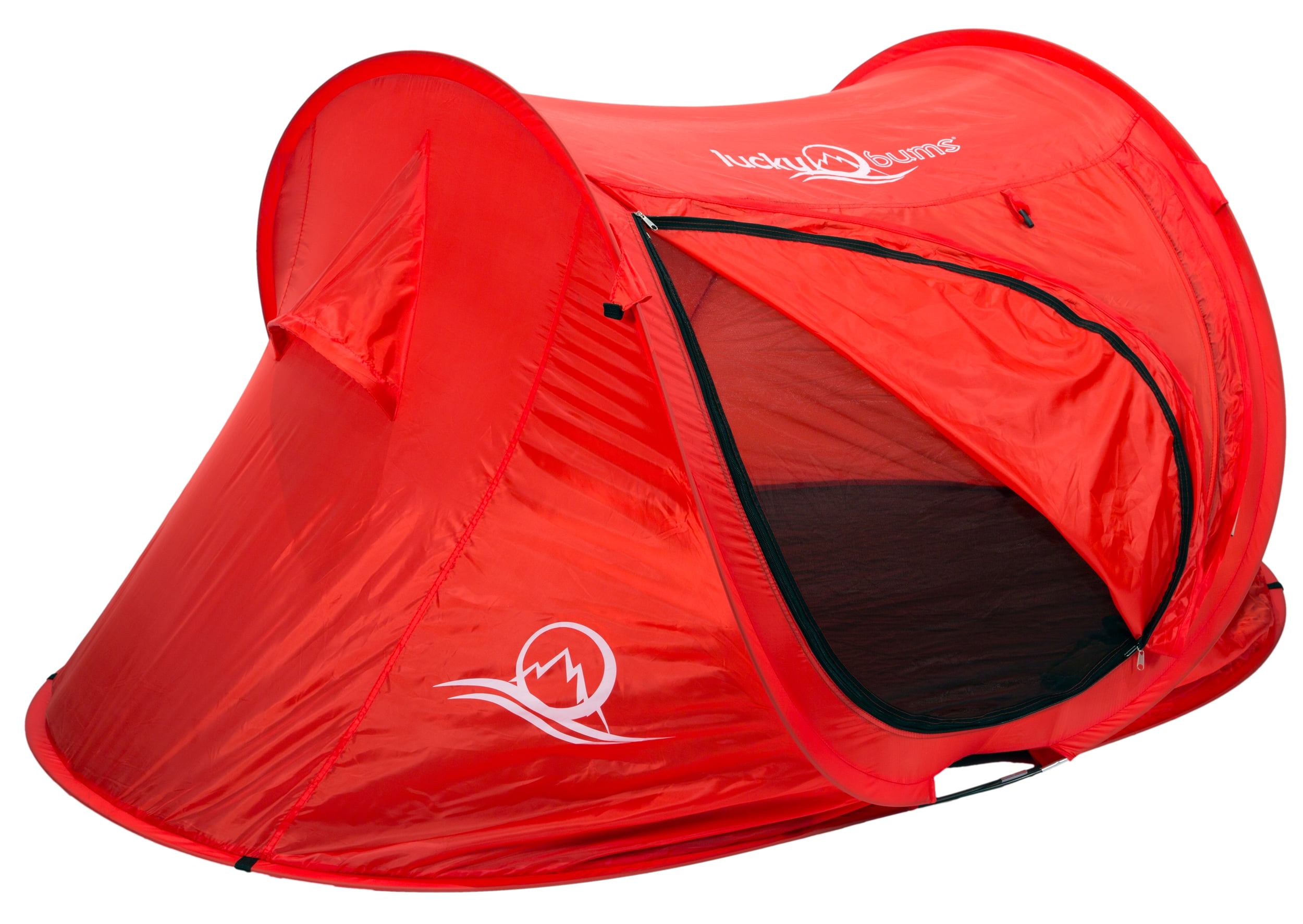 Lucky Bums Quick and Portable Kids Camp Tent, Red - Walmart.com