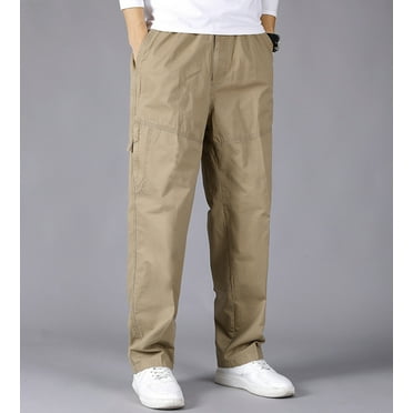 Men's Casual Pants Comfortable Formal Pants Army Green - Walmart.com