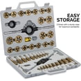 Neiko 00916A 45 Piece SAE Pro-Grade Large-Diameter Titanium Tap & Die ...