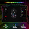 Wired RGB Backlit Gaming Keyboard and Mouse Pad, Gaming Headset Combo ...