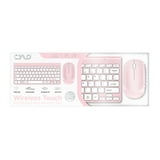 Cylo Wireless Touch Keyboard and Mouse Set Pink - Walmart.com