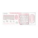 Cylo Wireless Touch Keyboard and Mouse Set Pink - Walmart.com