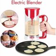 Batter Dispenser, 2-in-1 Batter Mixer Dispenser with Graduated Line ...