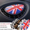 Silicone 3D Dashboard Center Air Vent Outlet Sticker for MINI COOPER S ...