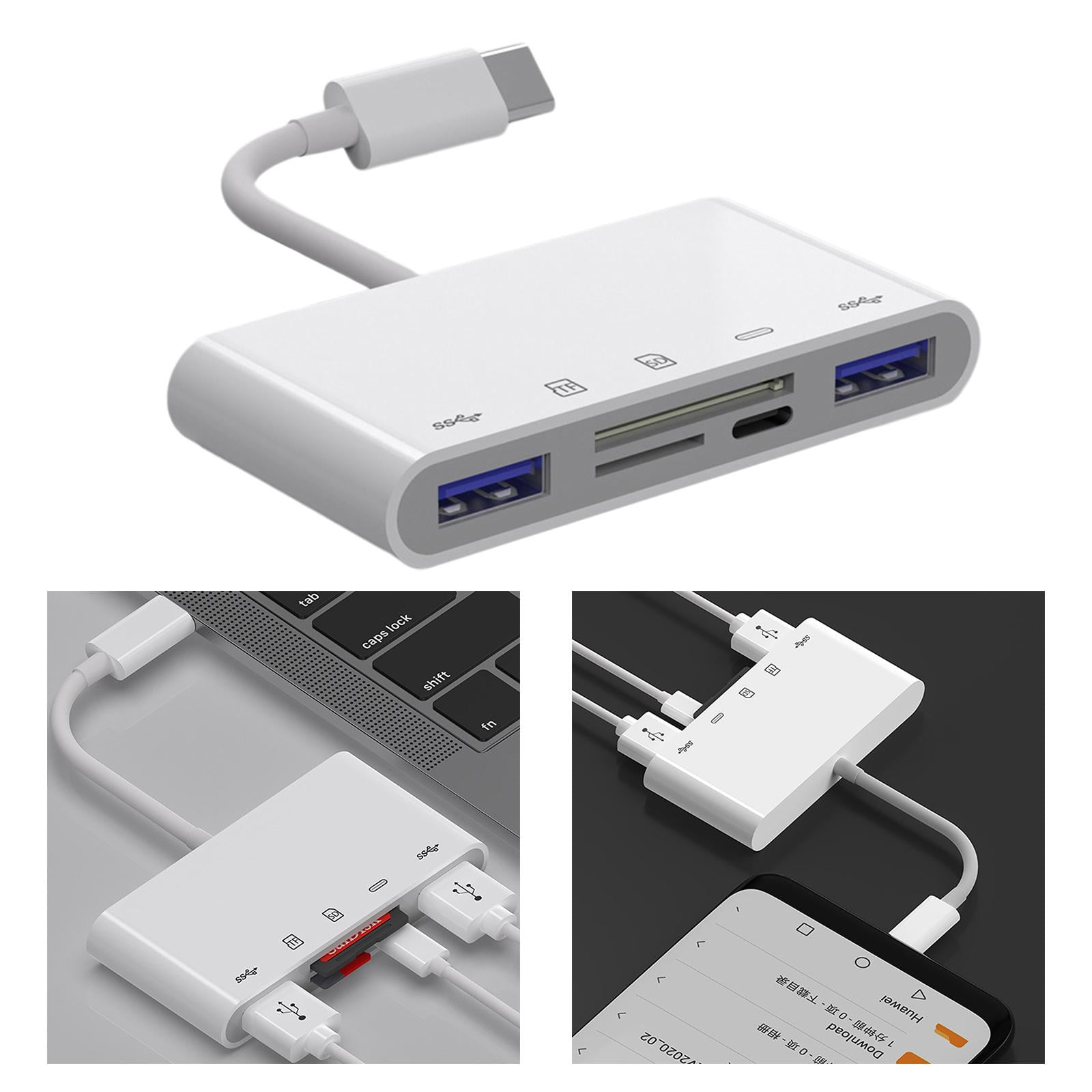 USB .0, 5-Port USB 3.0 Hub Portable Adapter High Expansion Multi USB ...