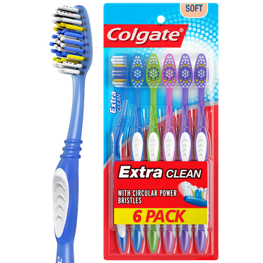 Colgate Plus Full Head Adult Toothbrush, Soft - 2 Count - Walmart.com