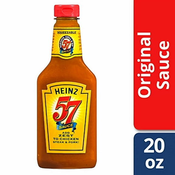 Heinz 57 Sauce, 2 Pack, 20 Oz Bottles, Bold Savory Flavor for Steaks ...