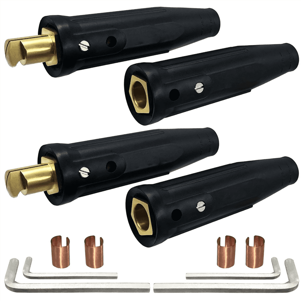 Paquete de 2 Conectores Rápidos para Cables de Soldadura LC-40 ...