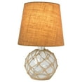 Mod Lighting and Decor Glass Wrapped in Rope Table Lamp with Empire ...