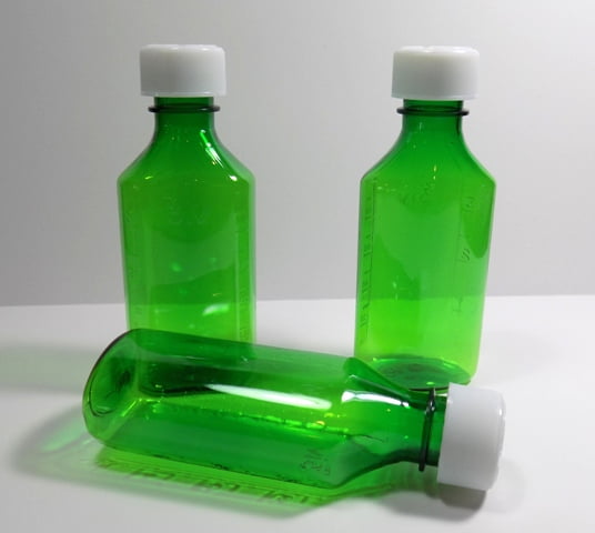 4 Ounce Graduated Oval Green Medicine Vial 400 Pack - Walmart.com