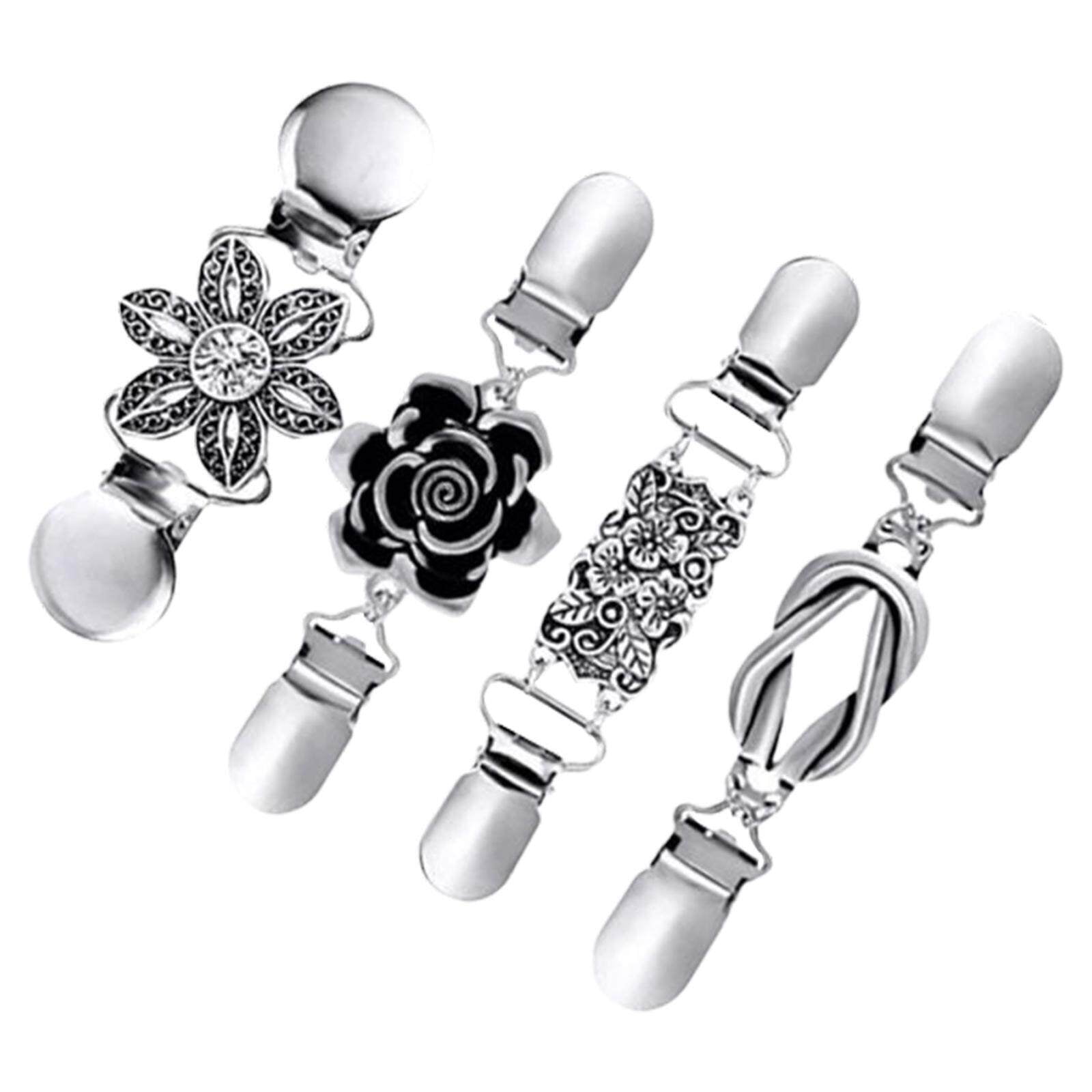 Click here for Ruzhgo 4pcs Fashion Sweater Shawl Clips Cardigan C... prices