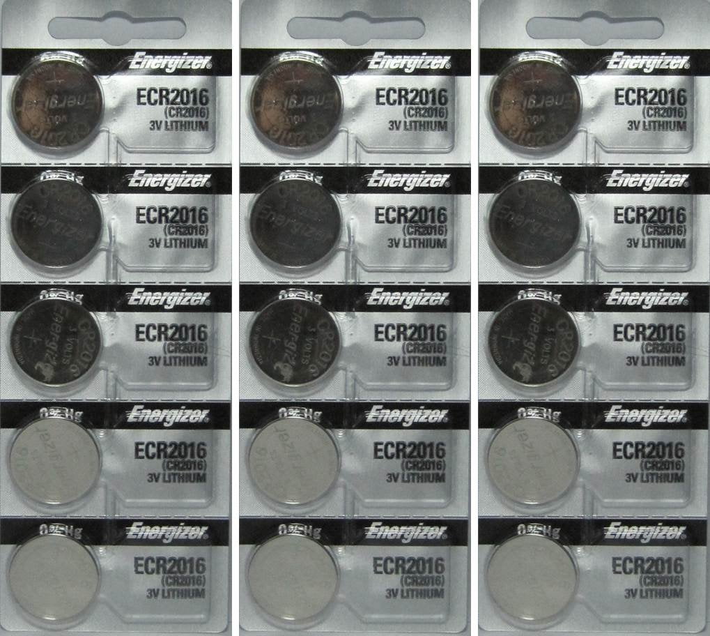 15 Energizer CR2016 Lithium Batteries - Walmart.com