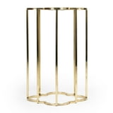Butler Specialty Modern Auroria Stainless Steel Accent Table in Black/Gold - Walmart.com
