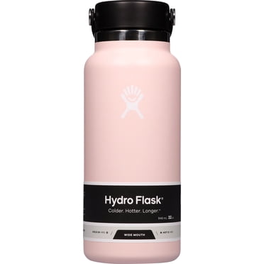 Hydro Flask 32 oz Wide Mouth Bottle with Flex Straw Cap - Dew - Walmart.com