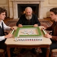 CYFW Chinese Mahjong Set 144 Tiles Complete Traditional Game Set with ...