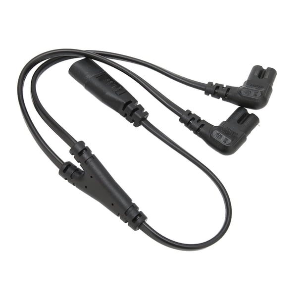 Cable dual IE, IEC320 C8 a cable hembra dual IE Maleto Cable dividido ...