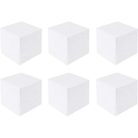 Craft Foam Cube Square Polystyrene Foam Block Foam Brick for Sculpture Modeling DIY Christmas ...