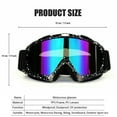 Motorcycle Motocross Goggles Racing Driving Dirt Bike ATV UTV BMX MX XC ...