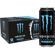 Monster Hydro Blue Ice Energy + Hydration Water, 20 fl oz (Pack of 12 ...