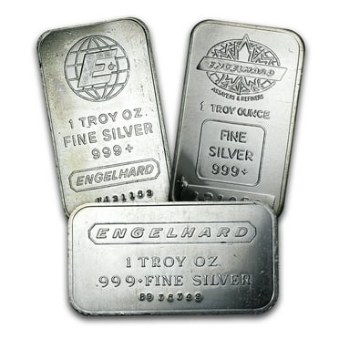 APMEX 1 oz Fine Silver Bullion Bar with American Eagle Design - Walmart.com