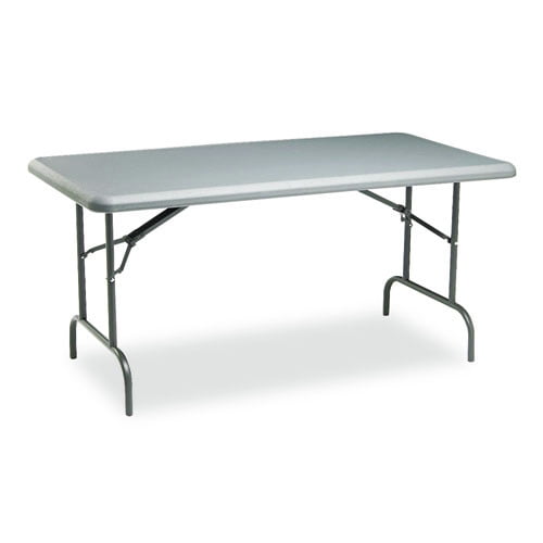 IndestrucTable 60 in. x 30 in. x 29 in, Rectangle, Folding Table ...