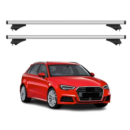 Roof Rack For Audi A3 Sportback 2013-2020 Cross Bars Carrier Alu Silver ...
