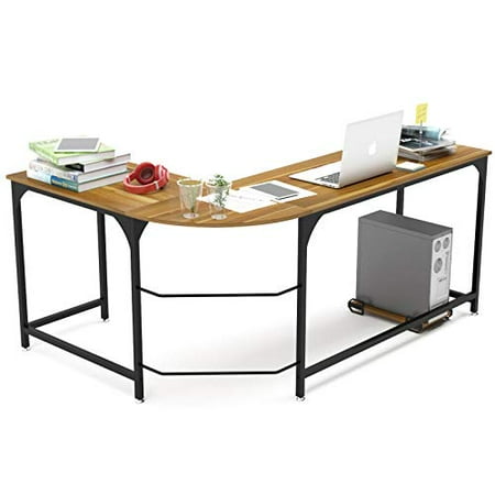 Teraves Reversible L Shaped Desk/Computer Desk for Home Office ...