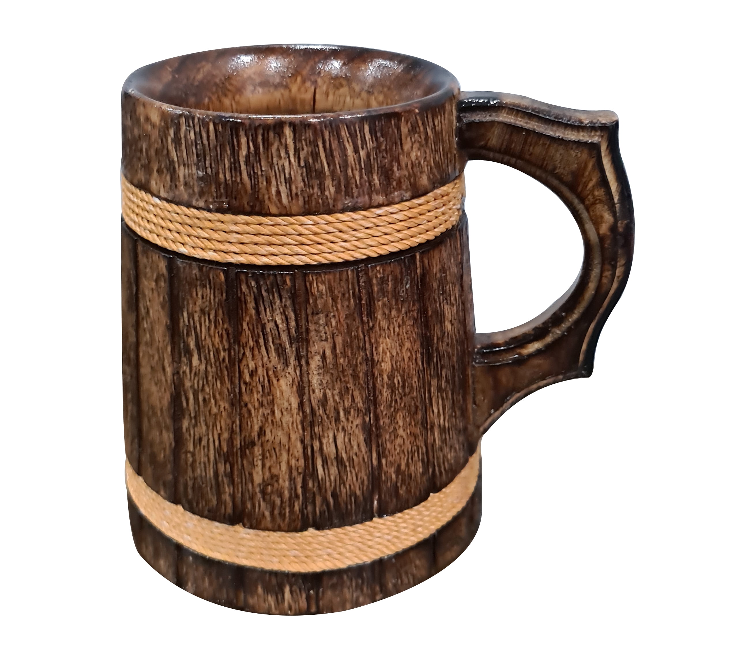 CollectiblesBuy Ancient Rustic Wooden Beer Mug Medieval Inspired ...
