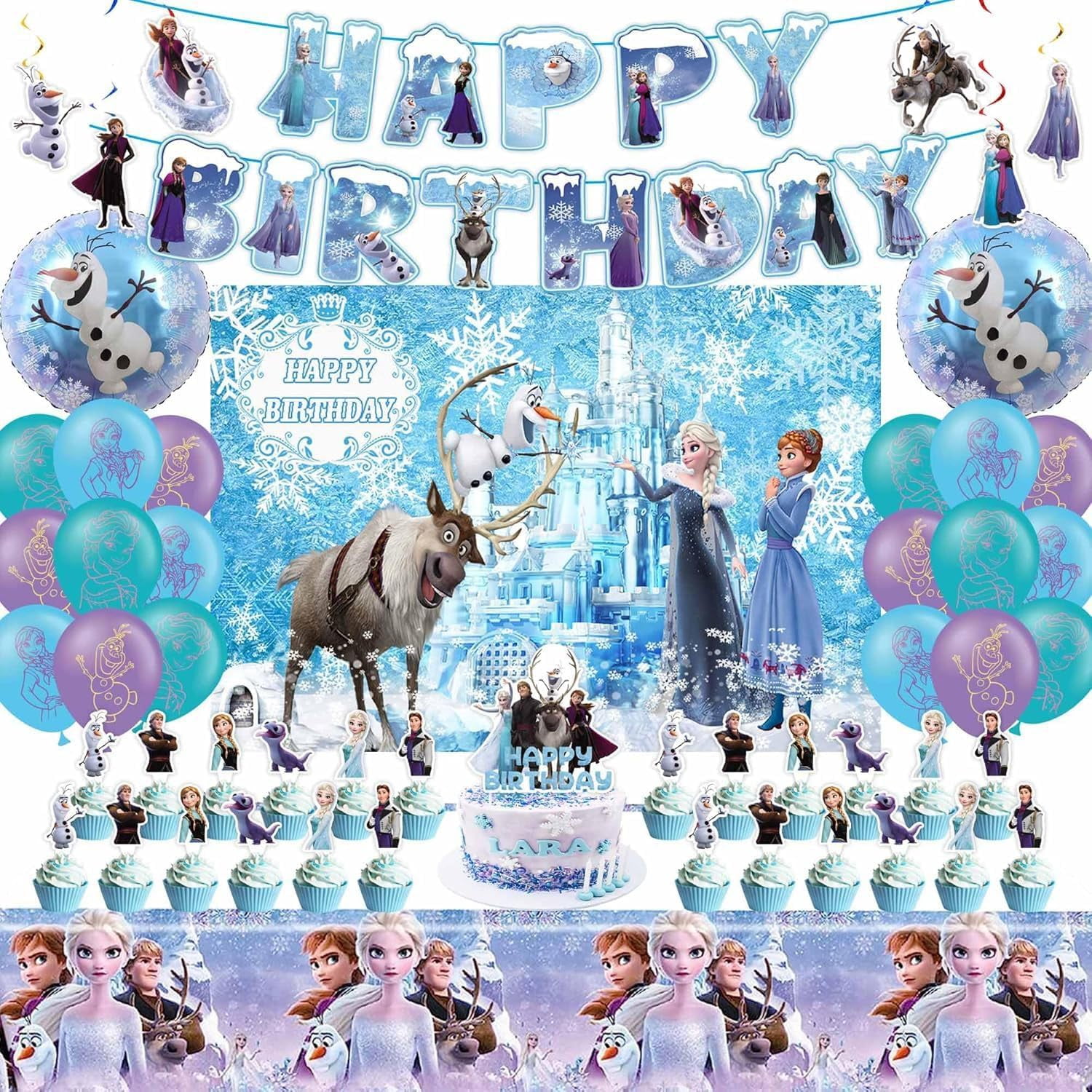 Click here for Unbranded Wjca 51psc For Frozen Theme Party Setup... prices
