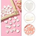 1 Box 60Pcs 12mm Heart Shaped Shell Beads Flat Mother of Pearl Beads ...