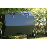 Jora Composter Outdoor, 70 Gallon, Steel, Dual Chamber, Tumble Compost ...