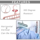 Magic Clothes Hanger Organizer, Duslogis 1Pcs Rotate Anti-Skid Folding ...
