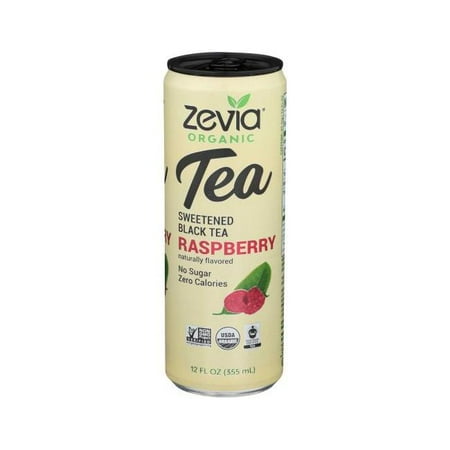 Zevia 230441 12 fl oz Organic Sweetened Black Tea, Raspberry - Walmart.ca