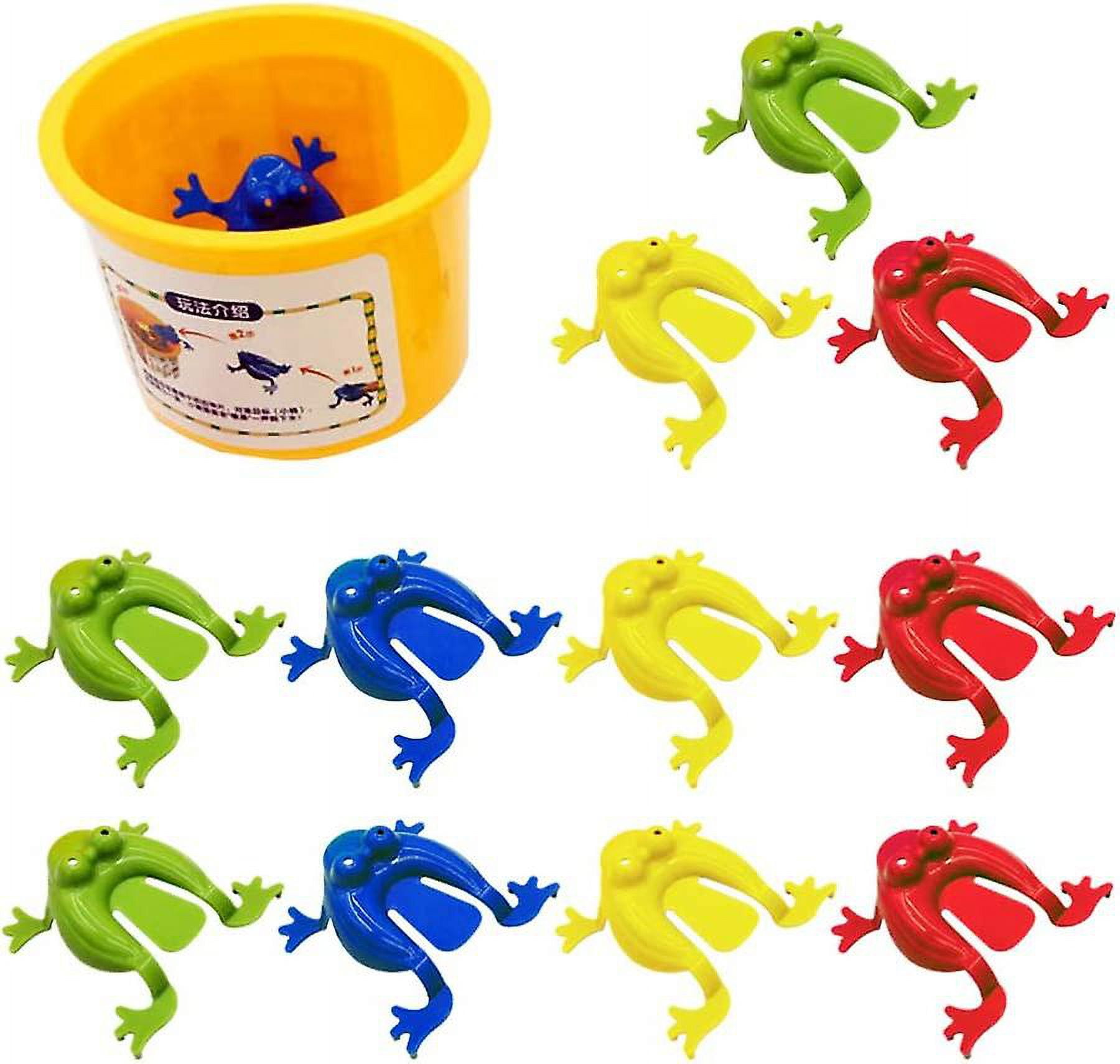 12 Uds. De rana saltarina de juguete, ranas saltadoras de plástico ...
